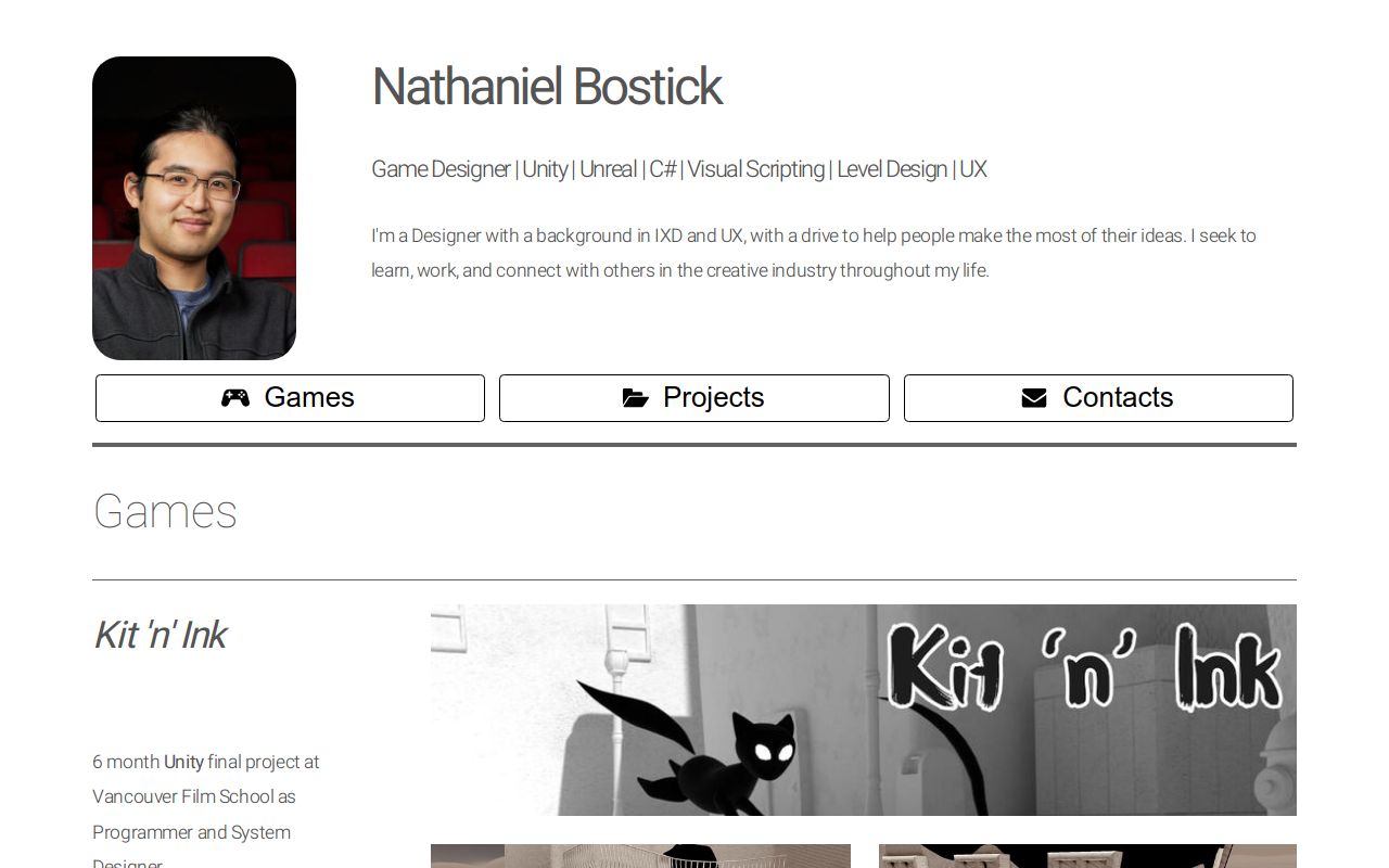 Nathaniel Bostick - Carrd.co